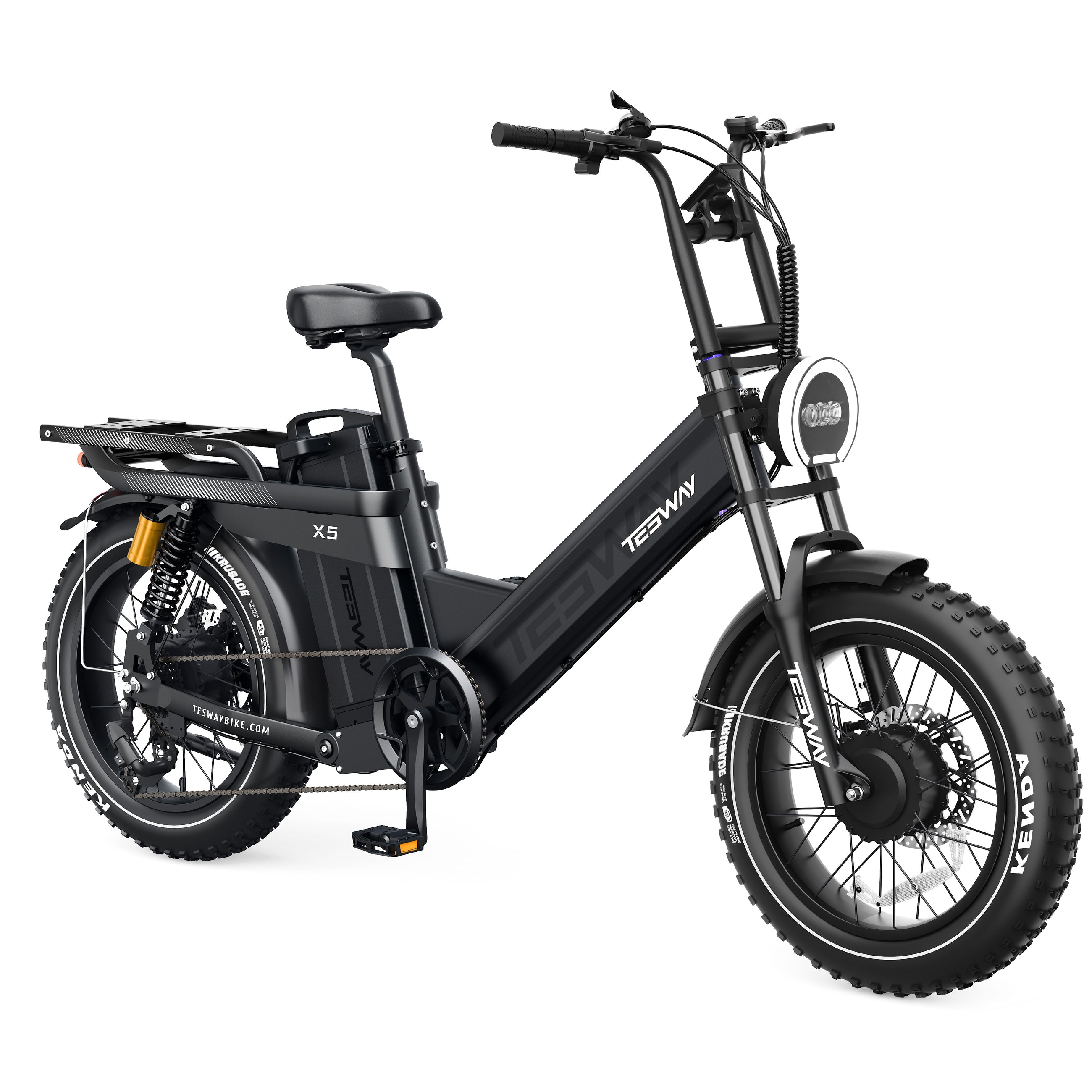 Tesway X5 AWD Step-Thru E-Bike – Easy Mount 3600W Motor – Tesway CA